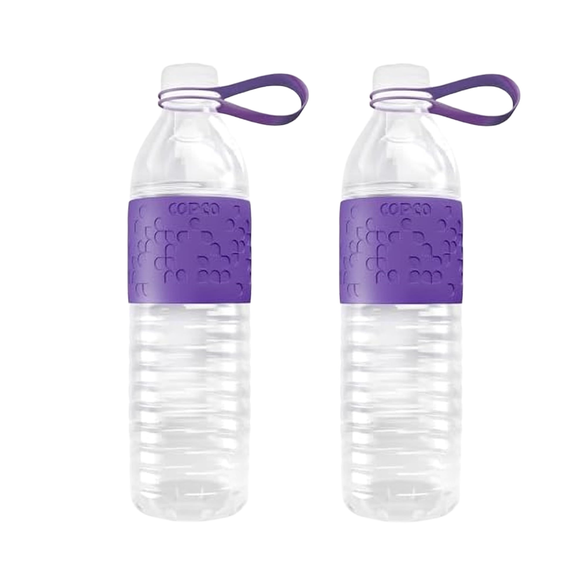 Copco Hydra Water Bottle, Set of 2 - 20 oz, Leak-Proof Lid & Textured ...