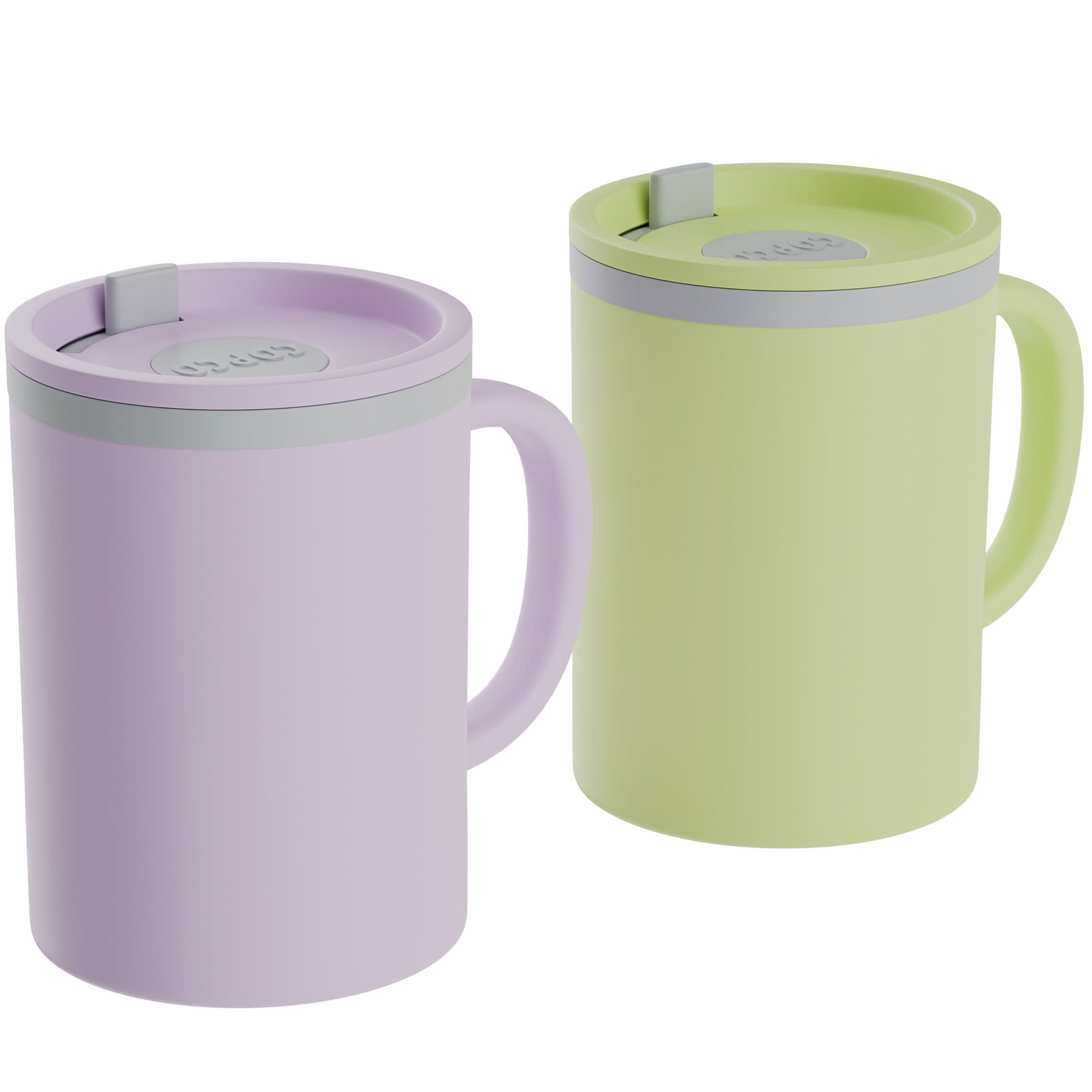 Copco Iconic 16 oz. Mug Set of 2 - Purple & Yellow, Purple/Yellow ...