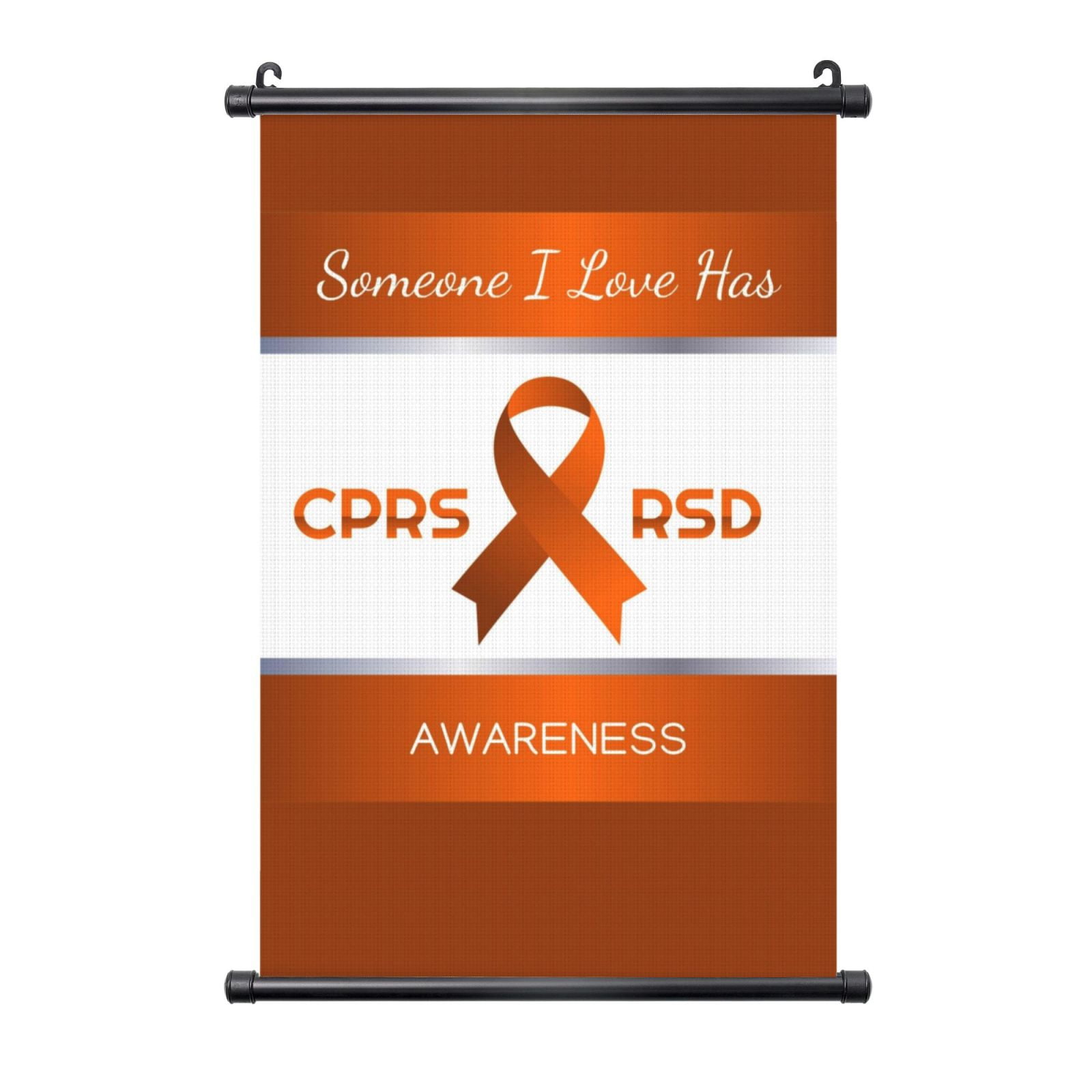 Copd Awareness Month Orange Ribbon Poster Wall Art Banner Backdrop ...