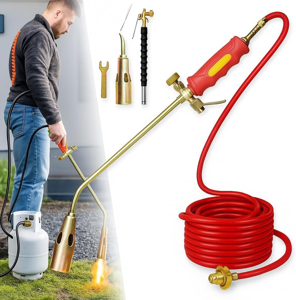 Copeaccept 2025 New Propane Torch Weed Burner Kit, Flame Thrower Weed ...
