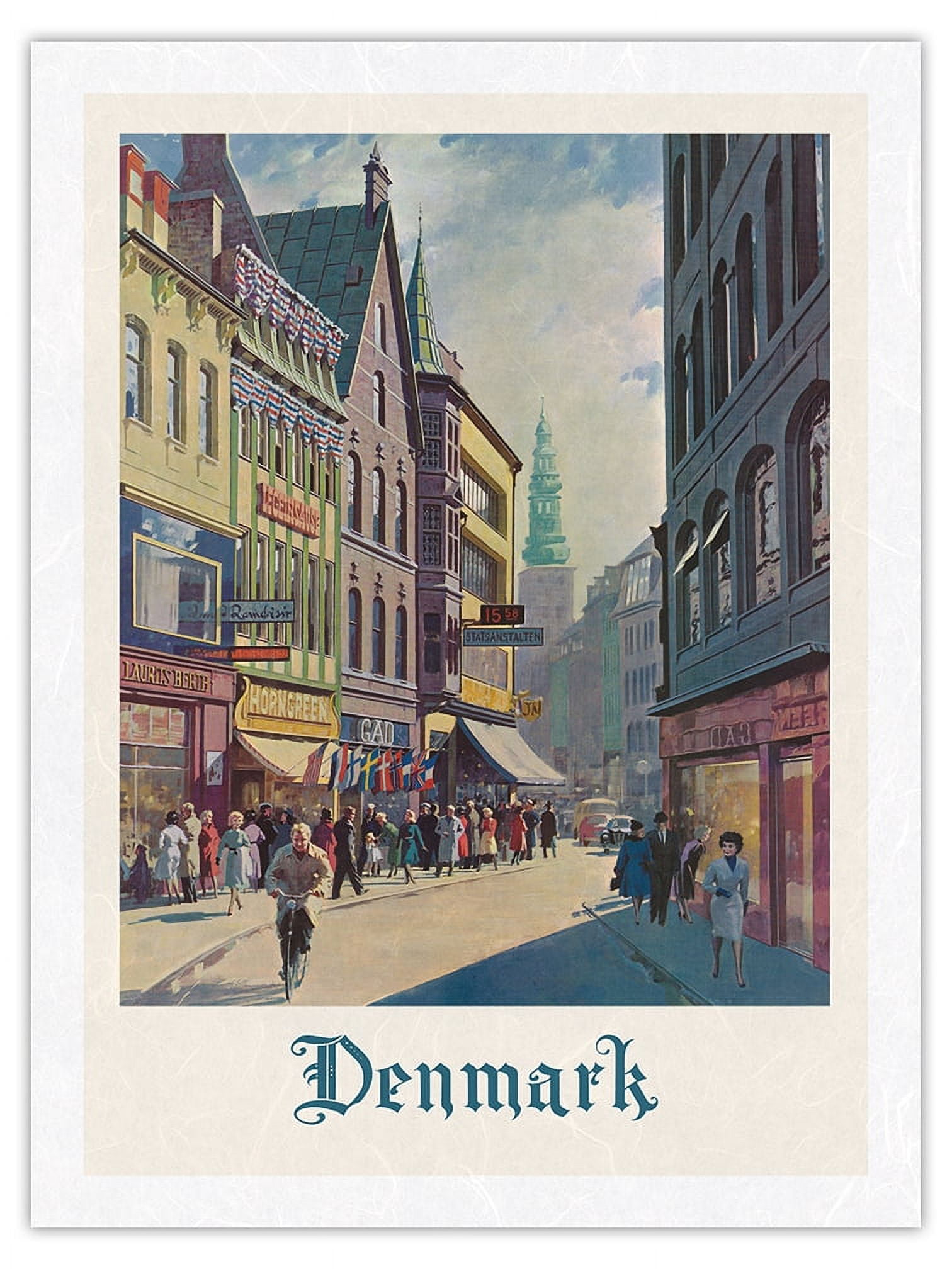 Copenhagen Denmark - Christiansborg Palace - The Tower - Vintage Travel ...