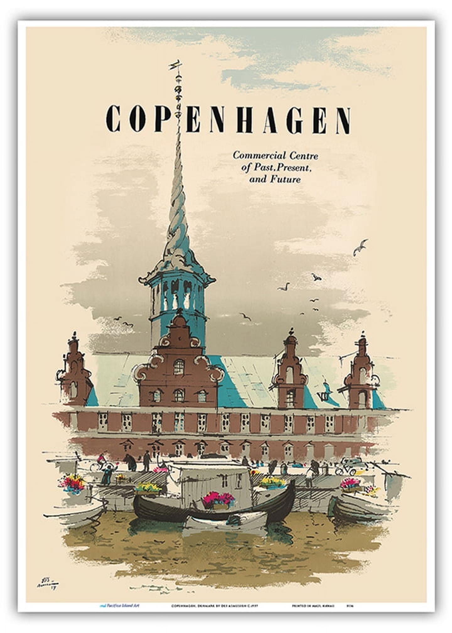 Copenhagen Denmark - Commercial Center of Past Present & Future - Old ...