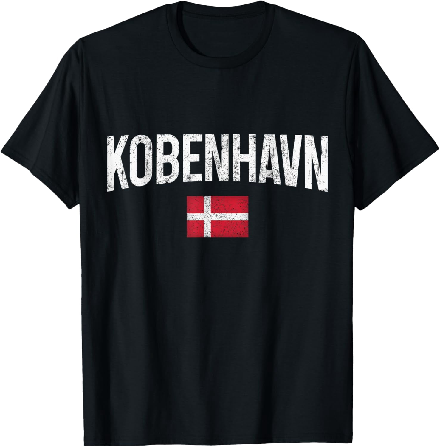 Copenhagen Denmark danish Flag Souvenir Kobenhavn T-Shirt - Walmart.com