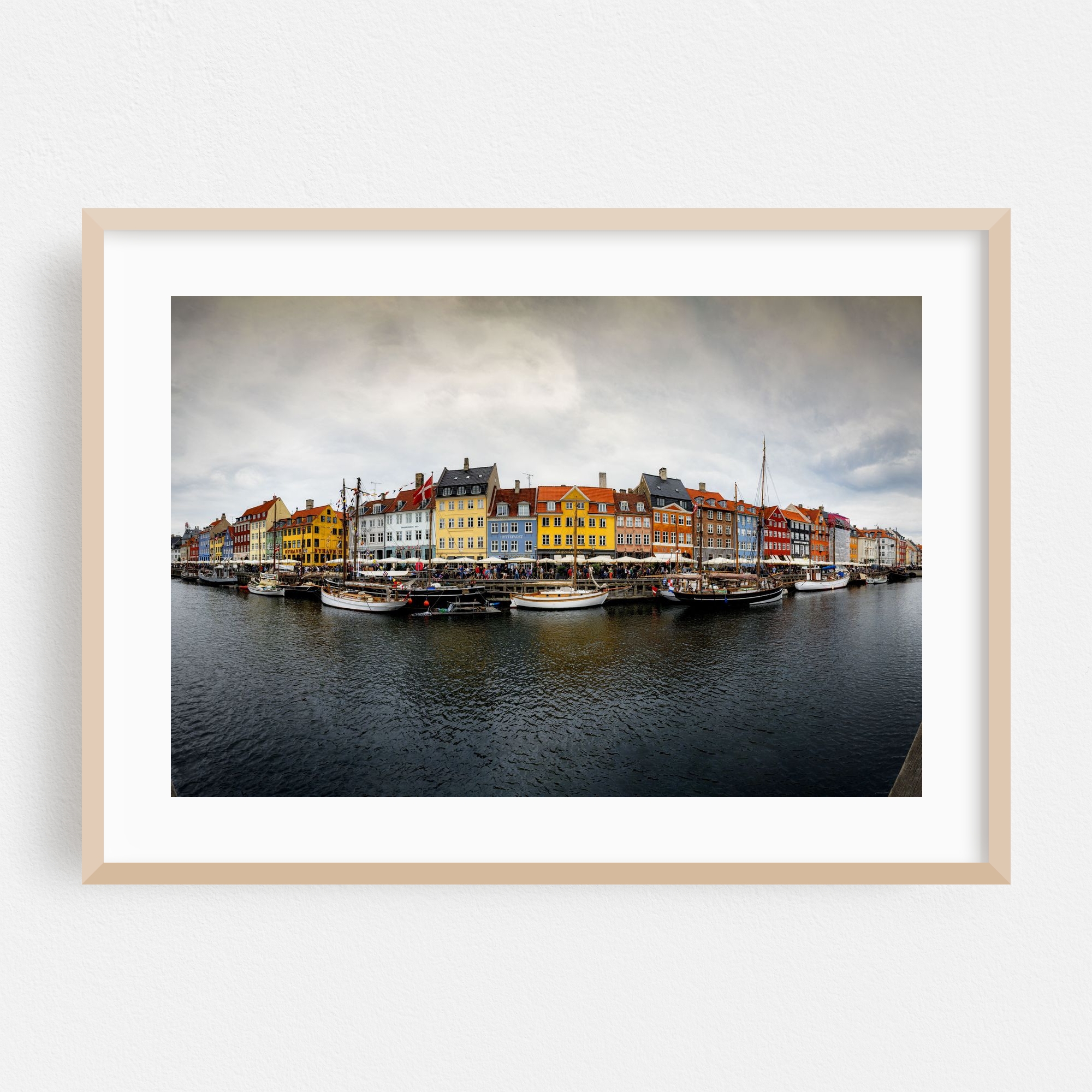 Copenhagen Nyhavn District Panorama - Indre By Denmark Photography ...