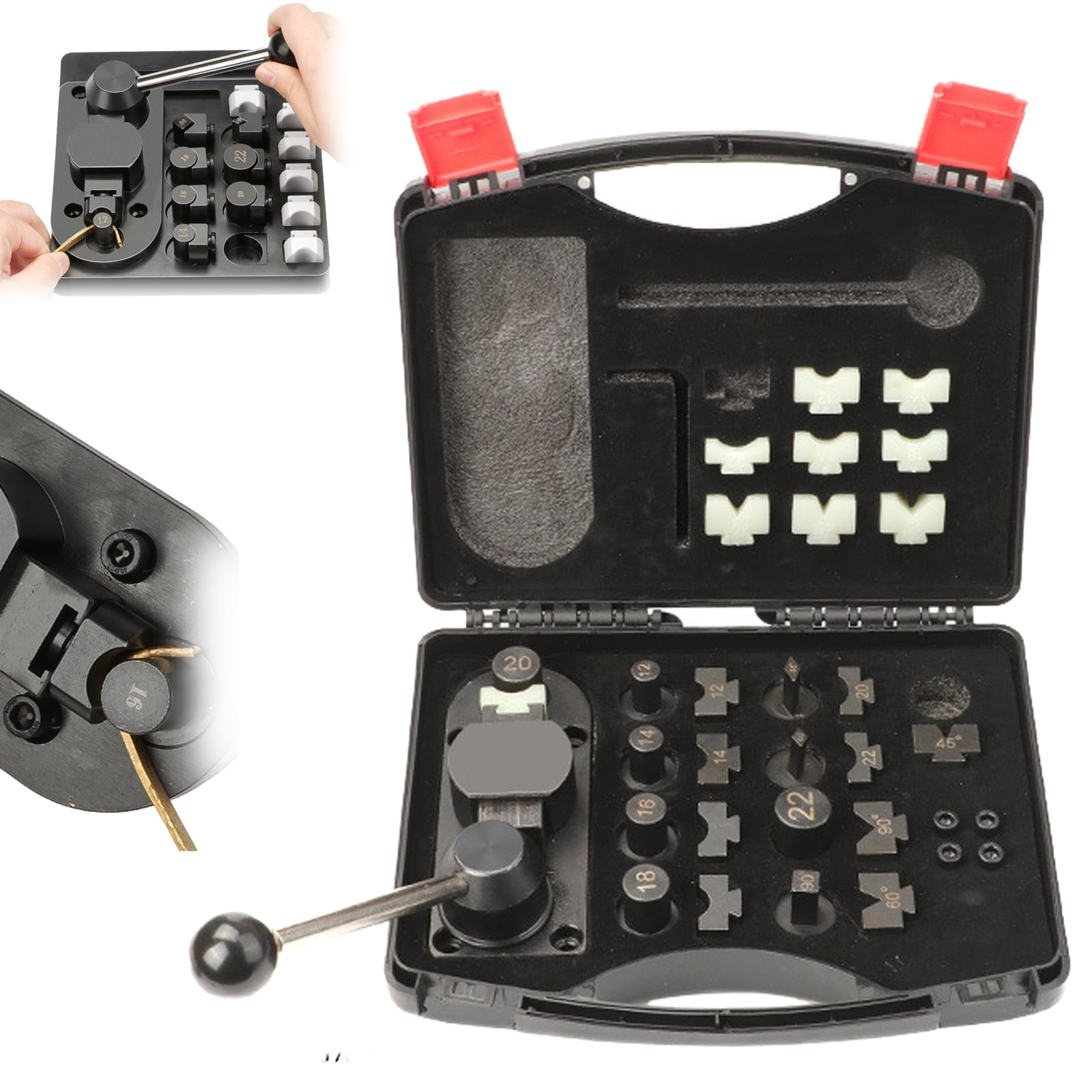 Copenrain Metal Wire Bending Jig Set with Adjustable Dies, Ring Bender ...