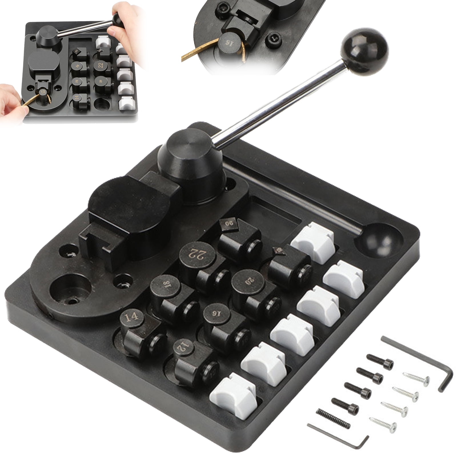 Copenrain Metal Wire Bending Jig Set with Adjustable Dies, Ring Bender ...