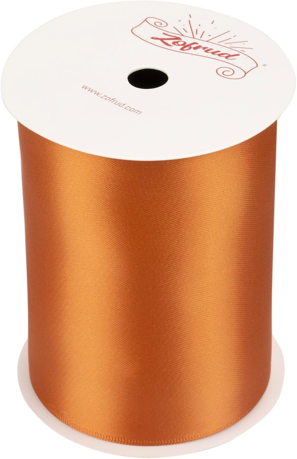 Coper Satin Ribbon 4 Inch Wide X 10 Yds - Large Ribbon Ideal For Bows ...