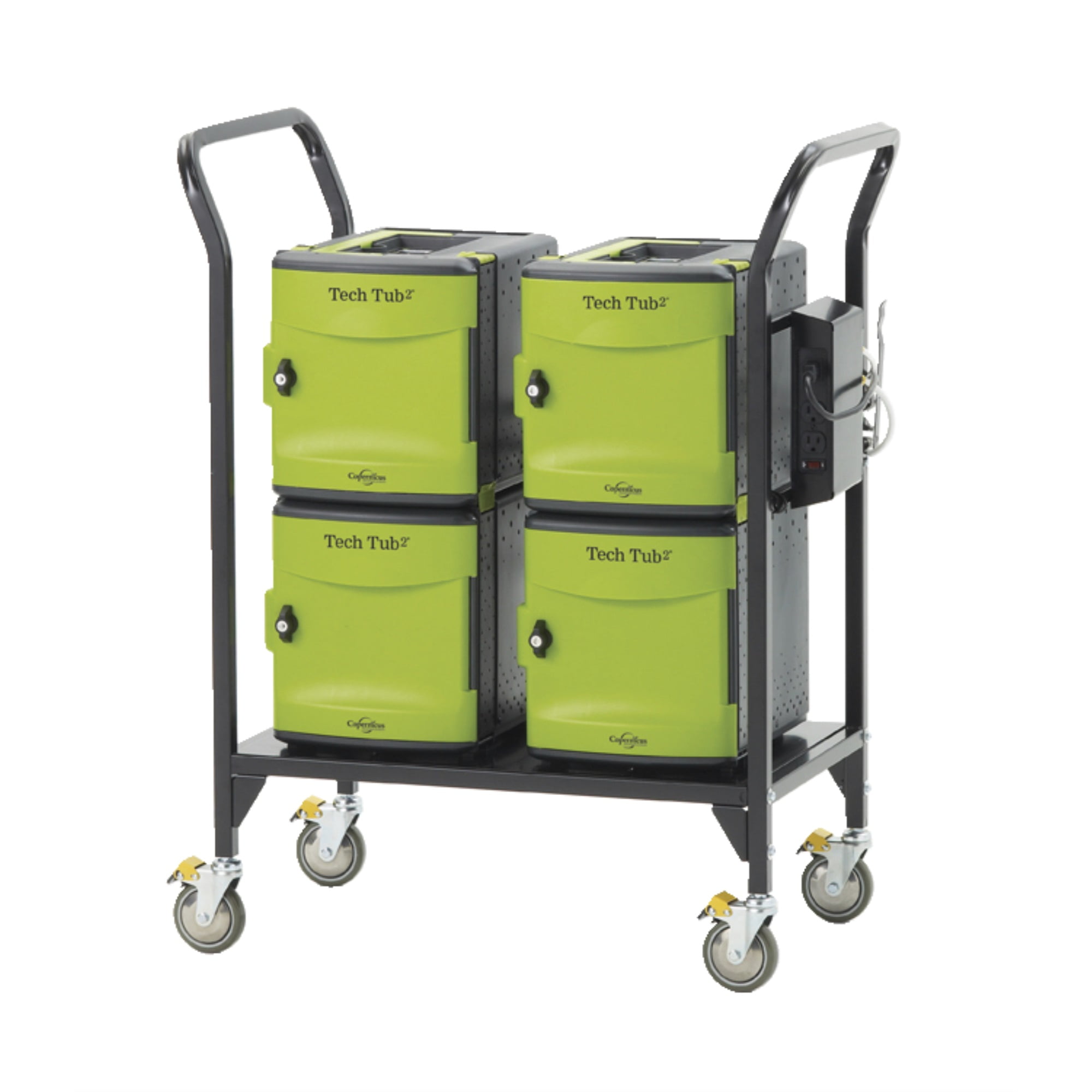 Copernicus Tech Tub2 Modular Cart with Syncing USB Hub, Holds 24 ...