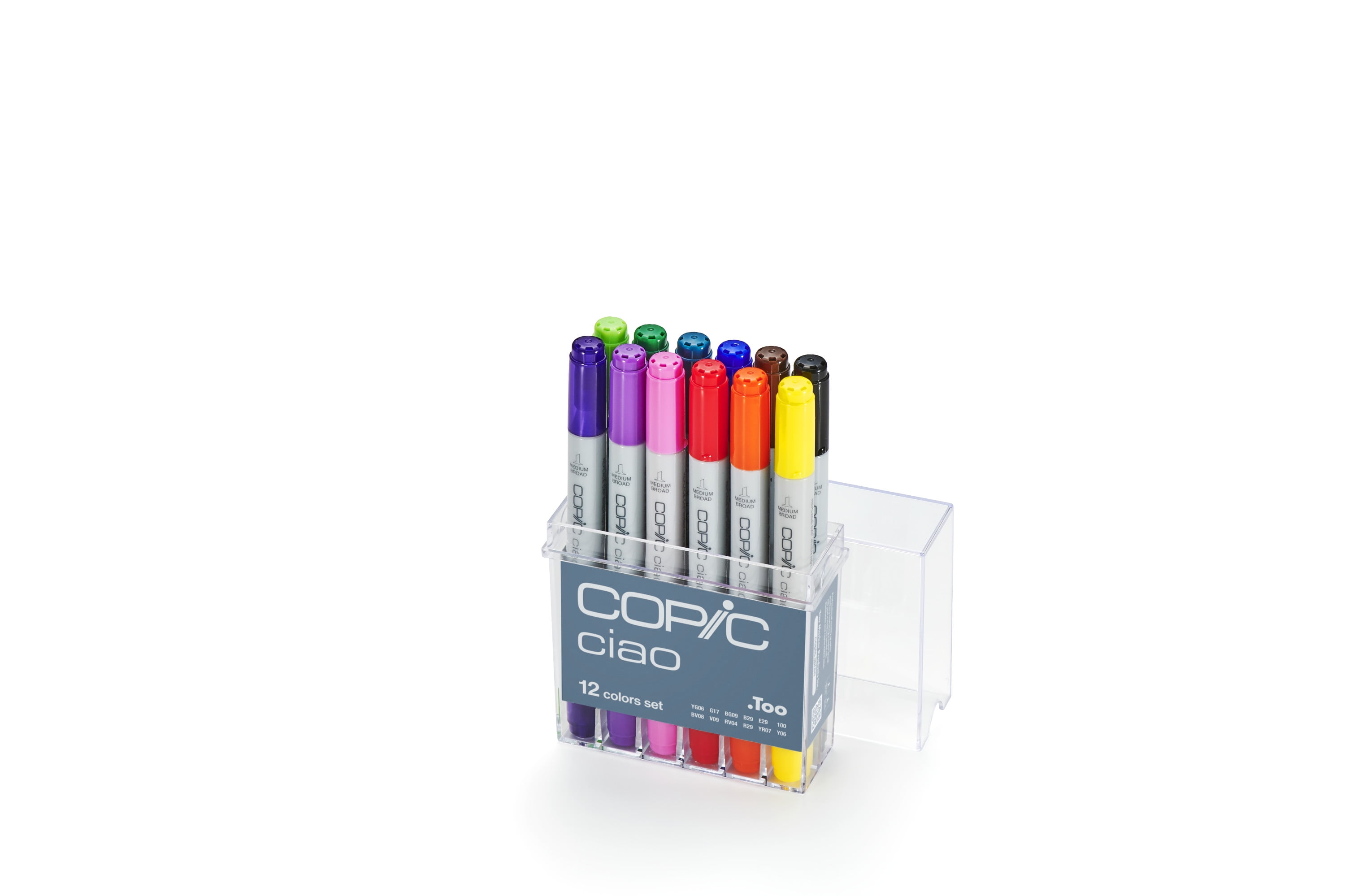 Copic Ciao Marker Set, Basic, 12-Piece - Walmart.com
