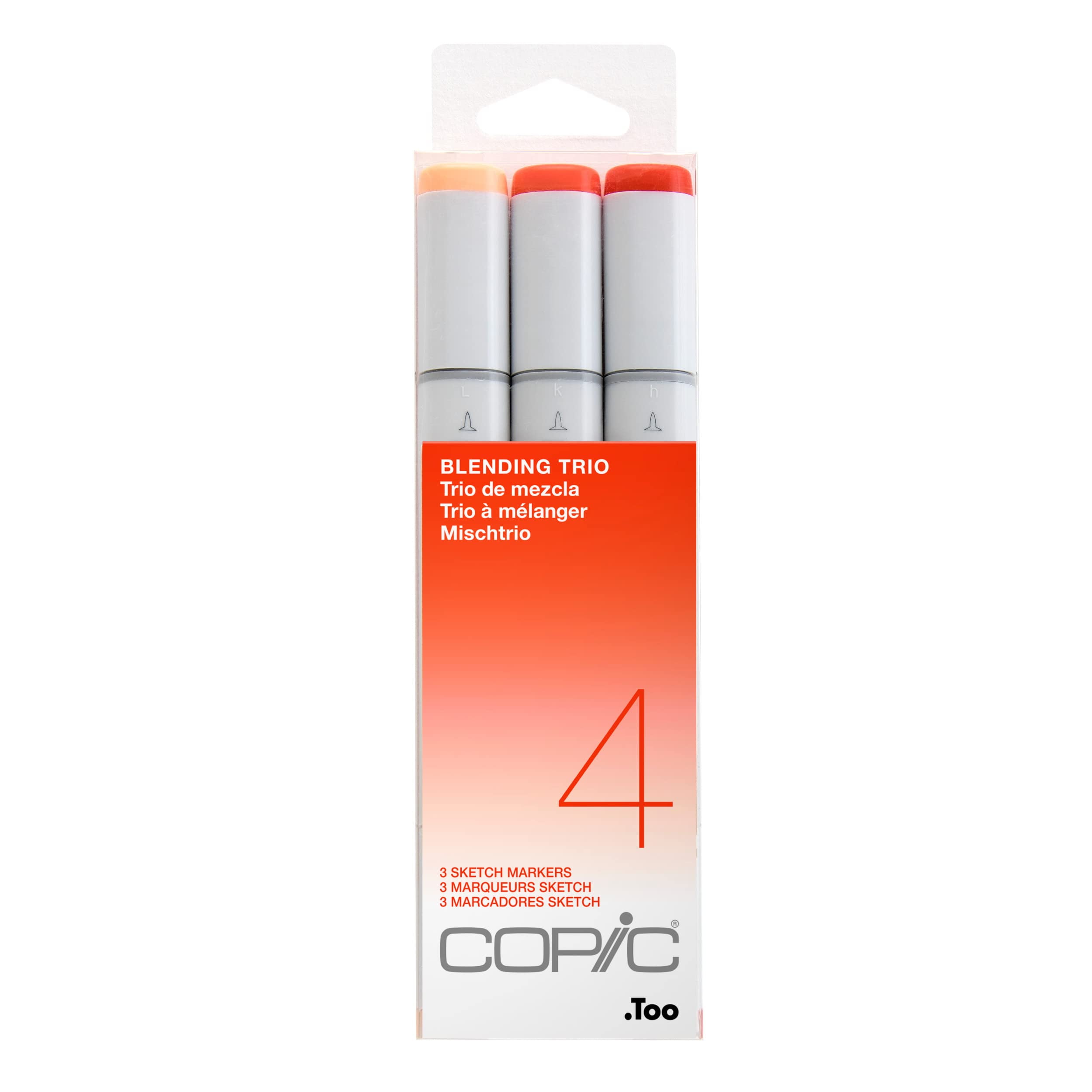 Copic Marker Sketch Blending Trio Markers, SBT 4, 3-Pack - Walmart.com