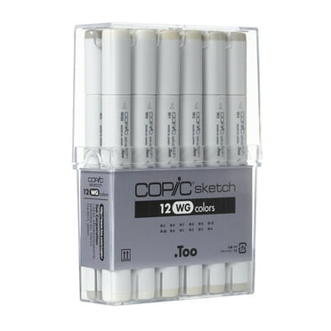 Copic Sketch Marker Set, 6-Colors, Earth Essentials - Walmart.com