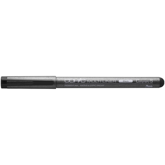 Copic Multiliner, Calligraphy Pens, 2mm, Black - Walmart.com