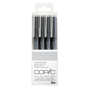 Copic Sketch Marker Set, 6-Colors, Grays - Walmart.com
