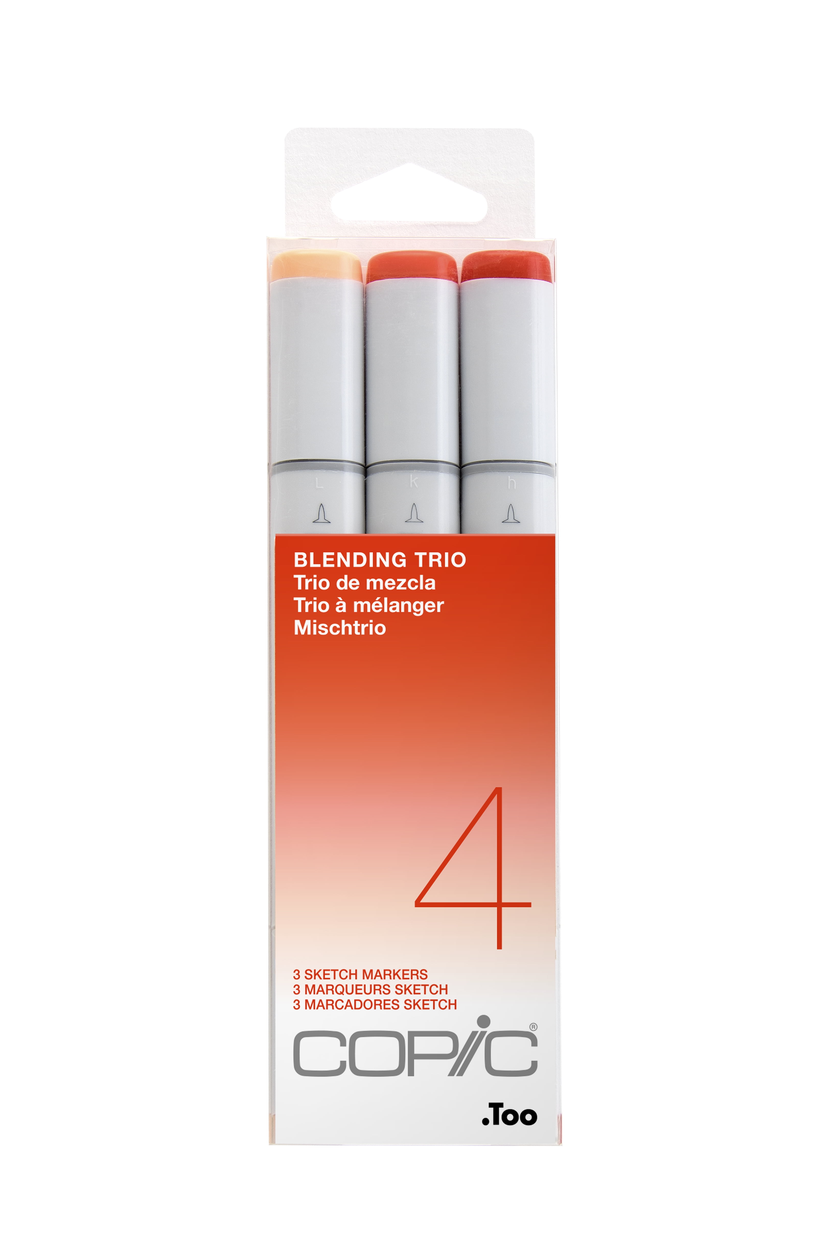 Copic® Sketch Blending Trio 4, Orange - Walmart.com