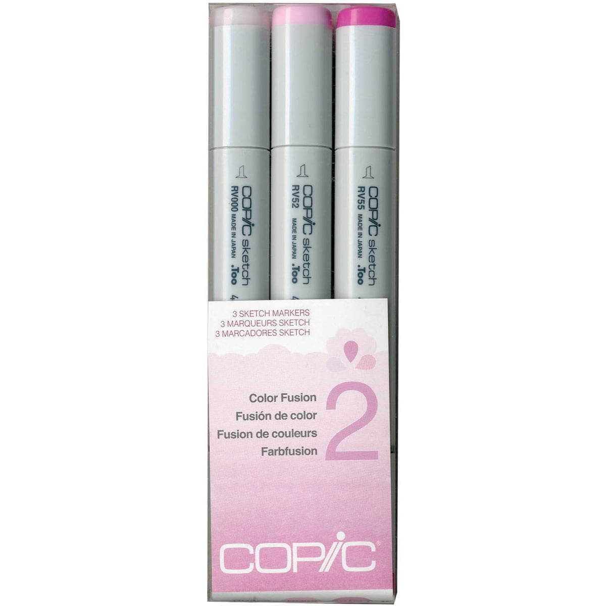 Copic Sketch Color Fusion Markers 3/Pkg-Set 2 - Walmart.com