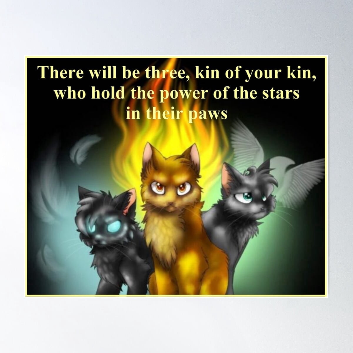 Copie De Warrior Cats Prophecies Poster Wall Art Modern Wall Decor For ...