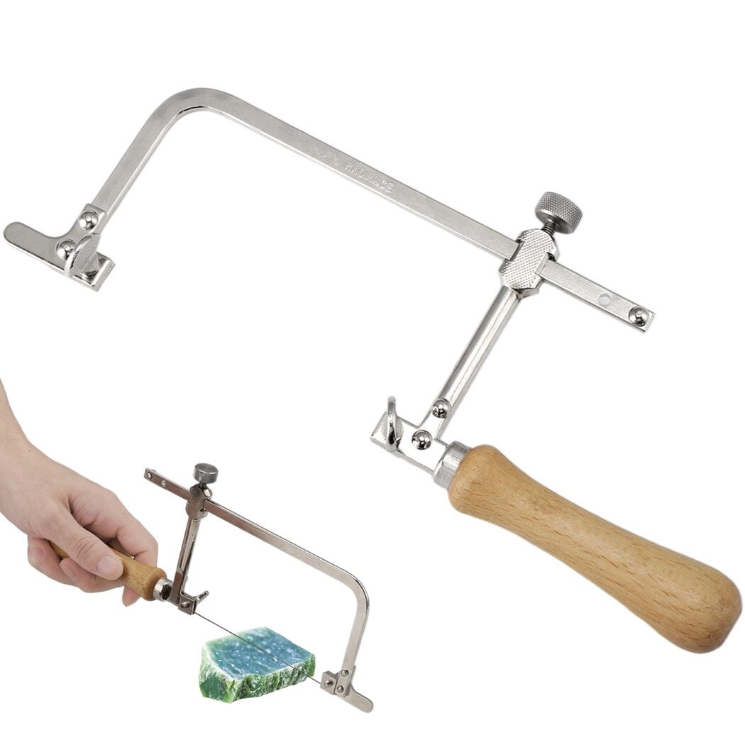 Coping Saw Steel Frame, U-shaped Woodworking Saw Frame with Wood Handle ...