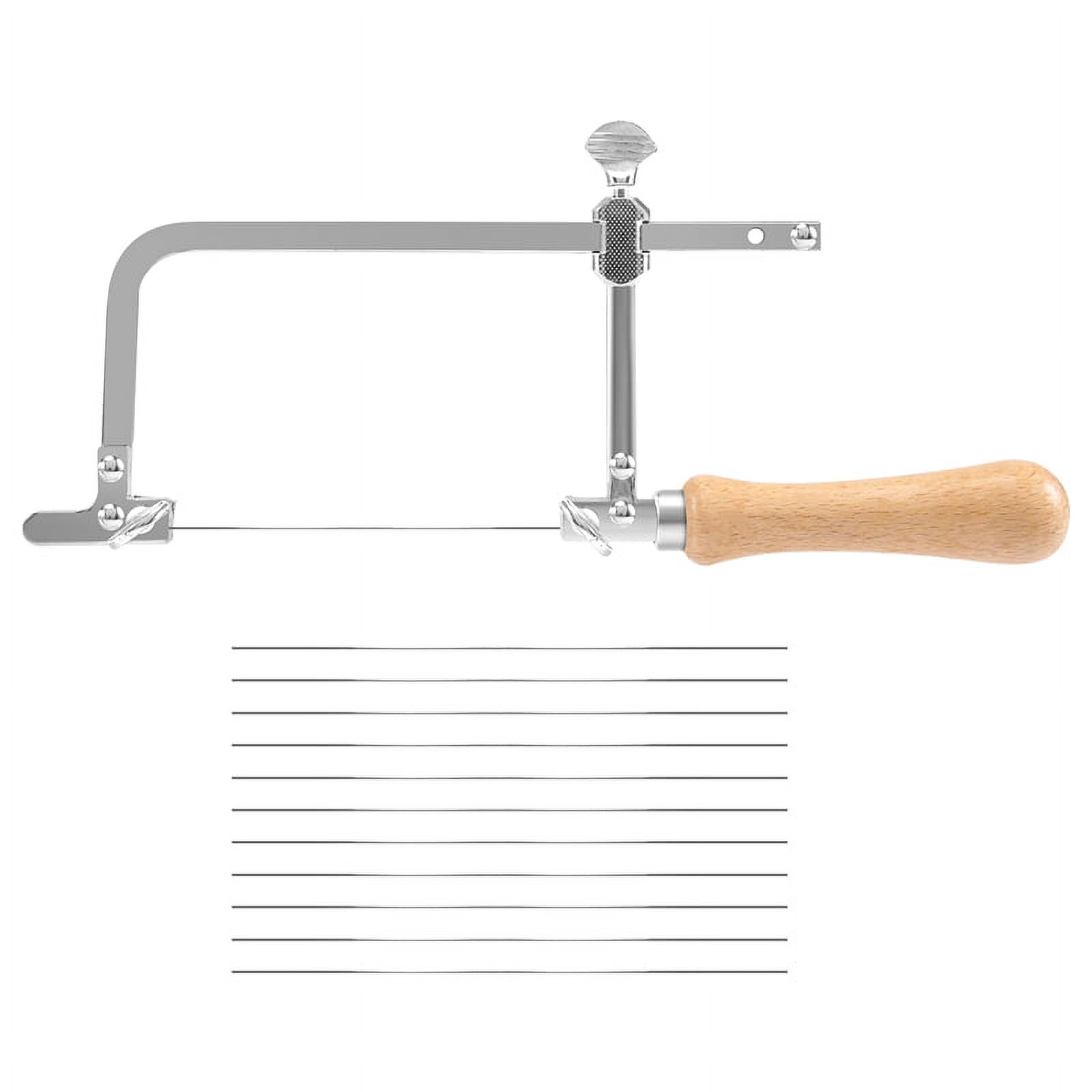 Coping Saw Steel Frame And 12 Pcs Diameter 1Mm Wire Saw Accurate