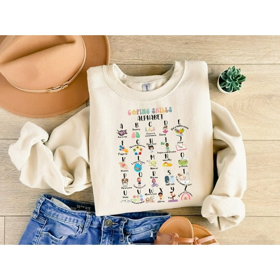 Coping Skills Alpabet Shirt, Sped Teacher Shirt, School Counselor T ...
