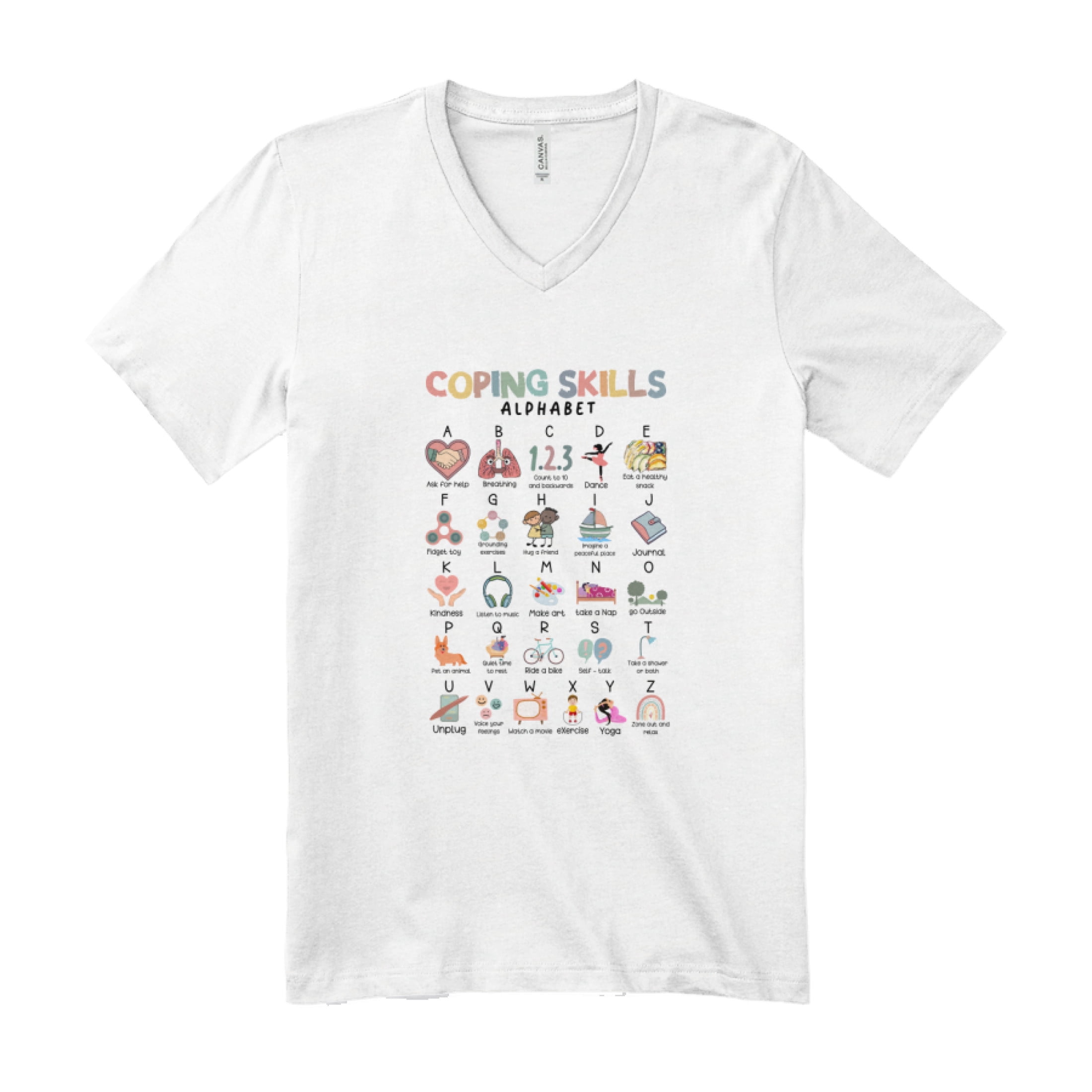 Coping Skills Alphabet Mental Health Matters Occupational Therapy V ...