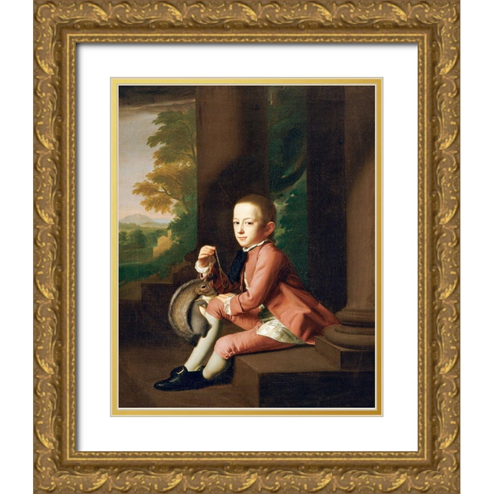 Copley, John Singleton 12x14 Gold Ornate Wood Framed with Double ...