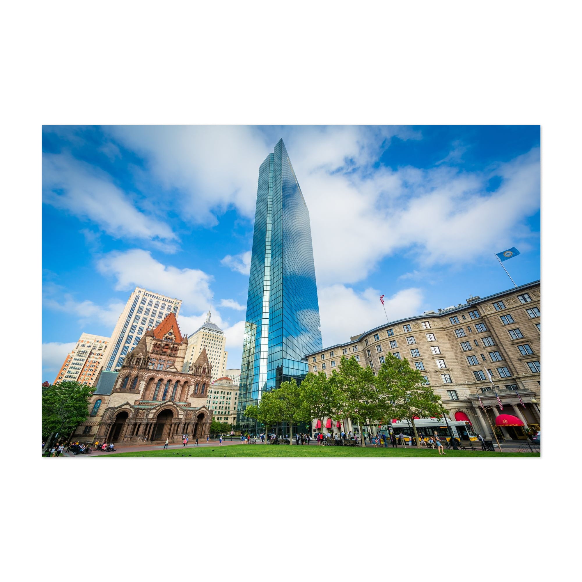 Copley Sq 02 - Boston Massachusetts Photography Unframed Wall Art Print ...