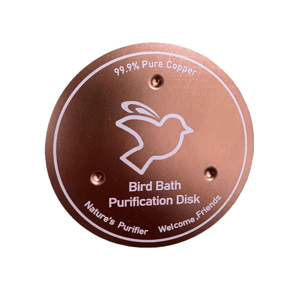 Copp er Disc Bird Bath Pool Cleaner-Disk Bird Pool Y0W6 - Walmart.com