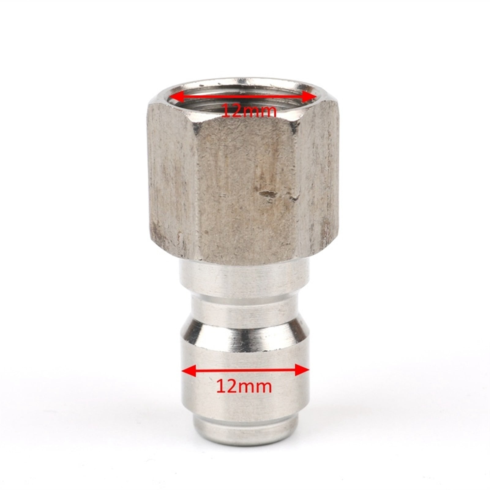 Copper 1/4" High Pressure Quick Connector Car washer Adapter Water Gun ...