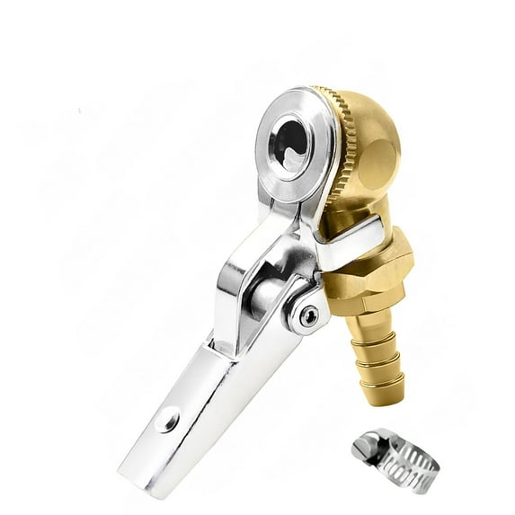 Copper Air Chucks Featuring Shut Off and Steel Lock Clamp for Handsfree ...