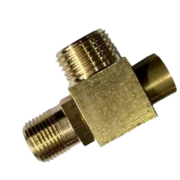 Copper Air Compressor Check Valves Resistant 3 Port Threaded Tube ...
