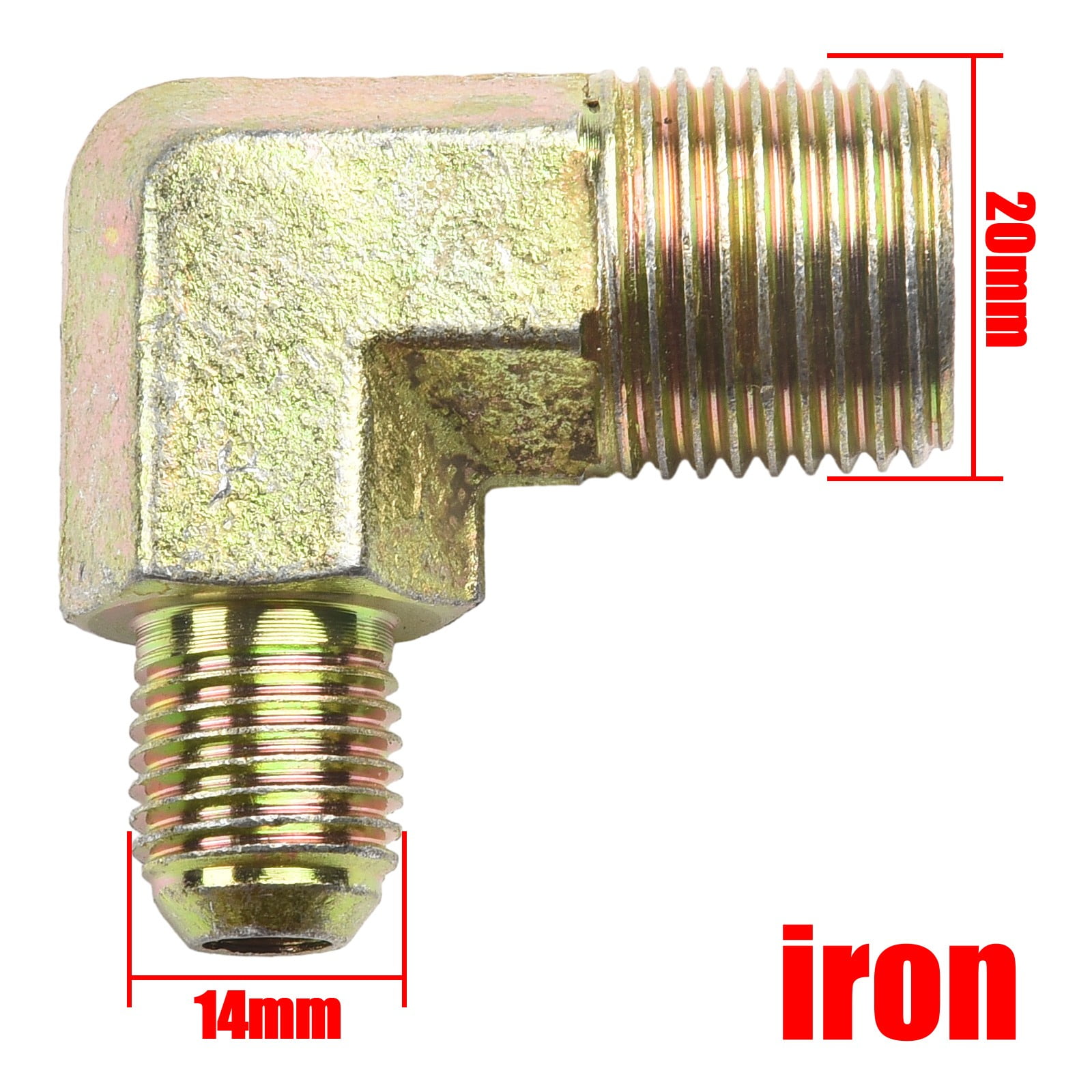 Copper Air Compressor Elbow 90 Degree Relief Threaded Pipe Air Pump ...