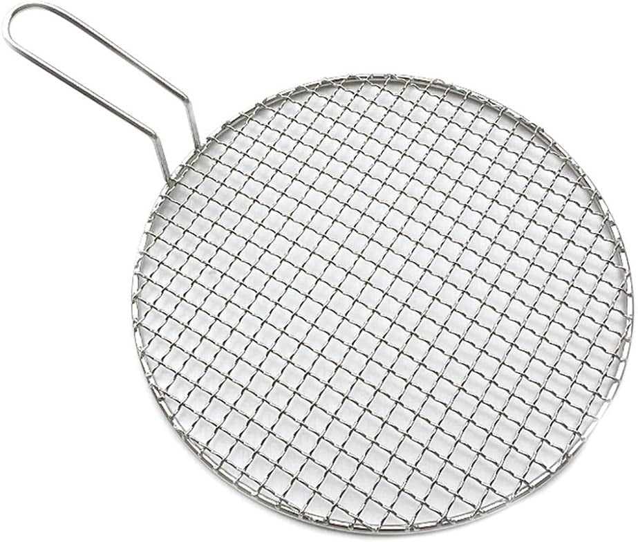 Copper Barbecue Grill Netting with Handle Round Barbecue Wire Mesh ...