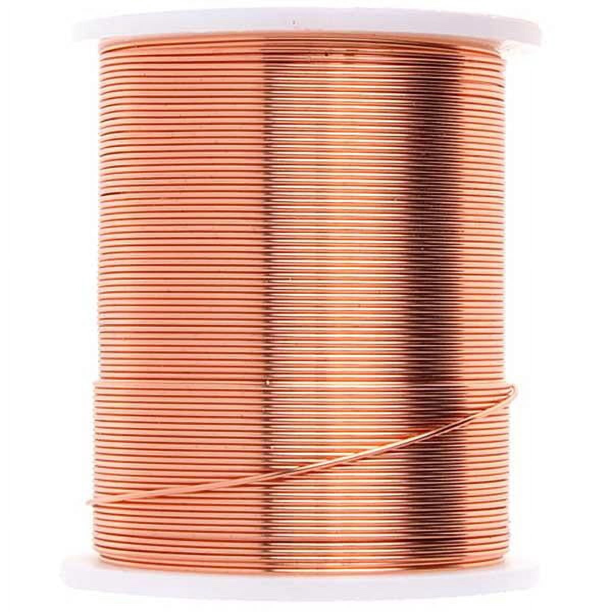 Zelikovitz Copper Beading Wire, 24 Yards, 26 Gauge, Craft, Jewelry ...