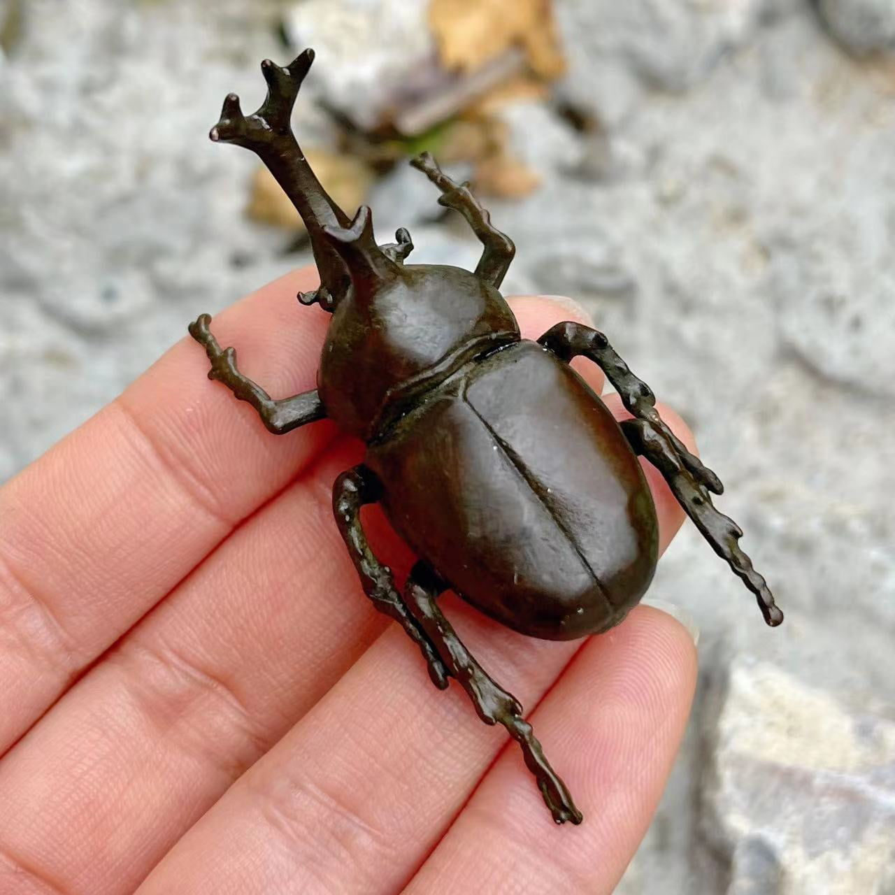 Copper Beetle Statue Animal Statue Pendant,Wealth Insect Status ...