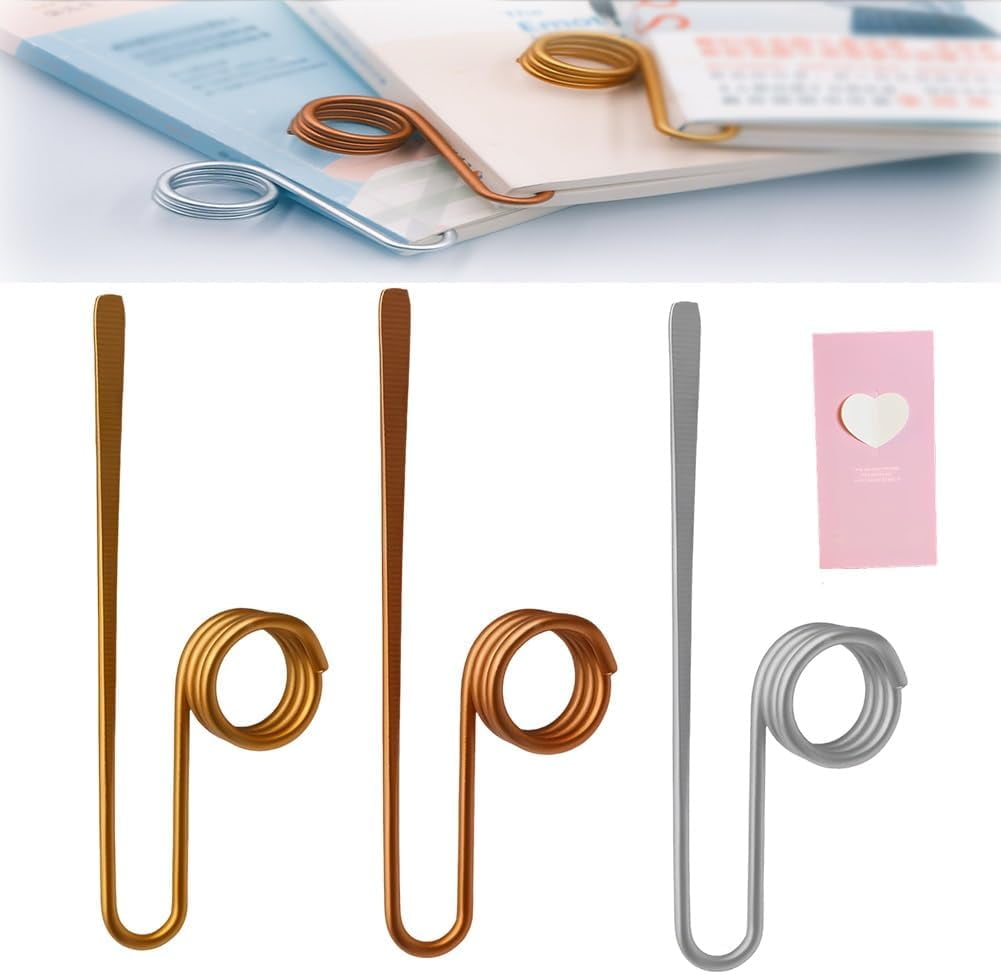 Copper Book Holder Ring, Bookmark Holders, Metal Book Clips, Opener ...