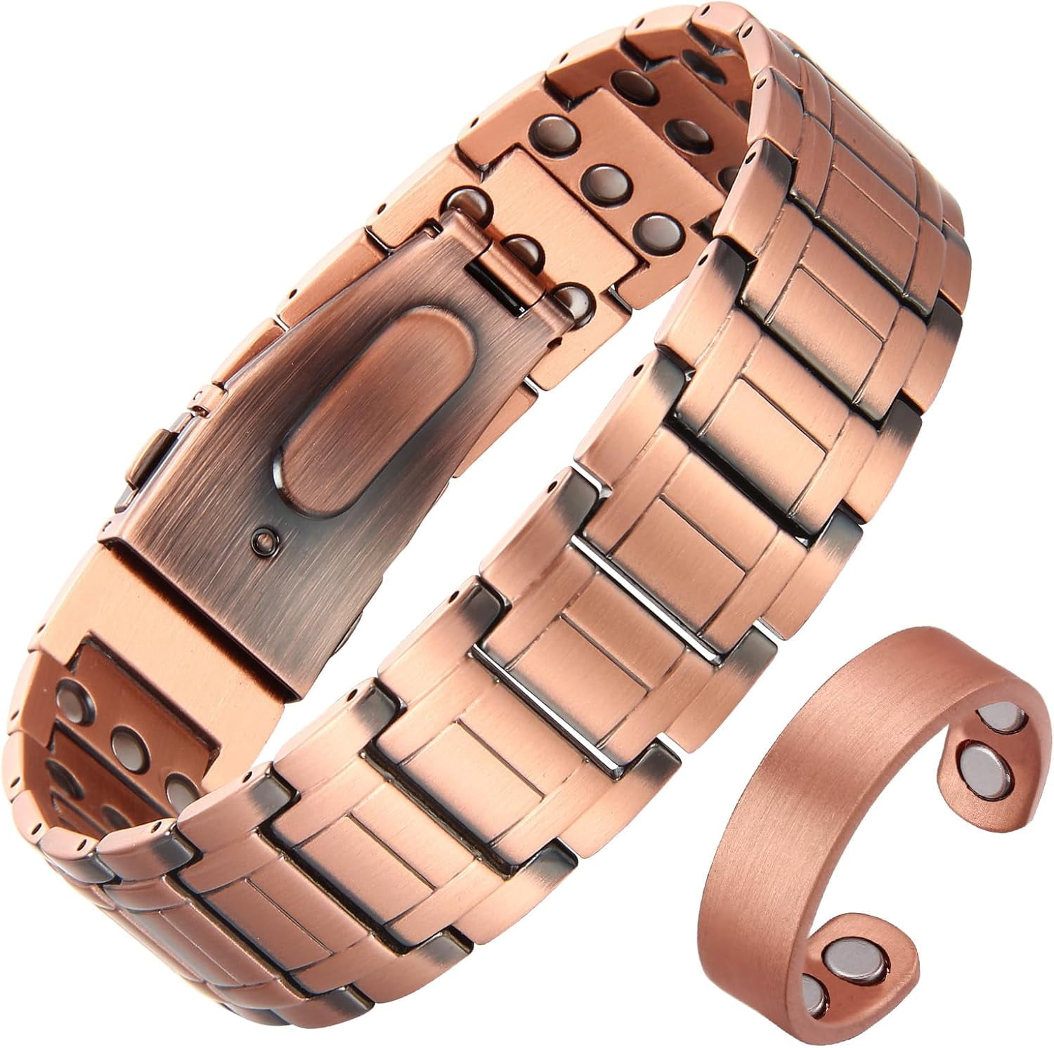 Copper Bracelet for Men, 3X Strength 99.99% Pure Copper Bracelet ...