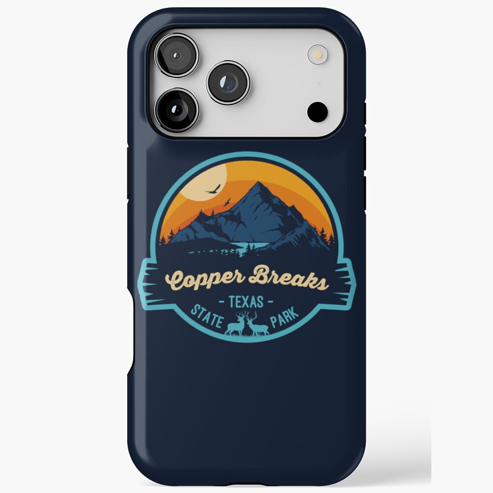 Copper Breaks Texas State Park Souvenir Badge For iPhone 11-17 Pro Max ...