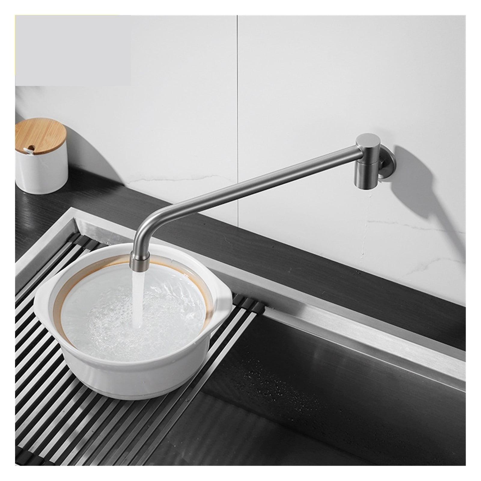 Copper Brushed Single Cold Basin Faucet Balcony Mop Pool Extended ...