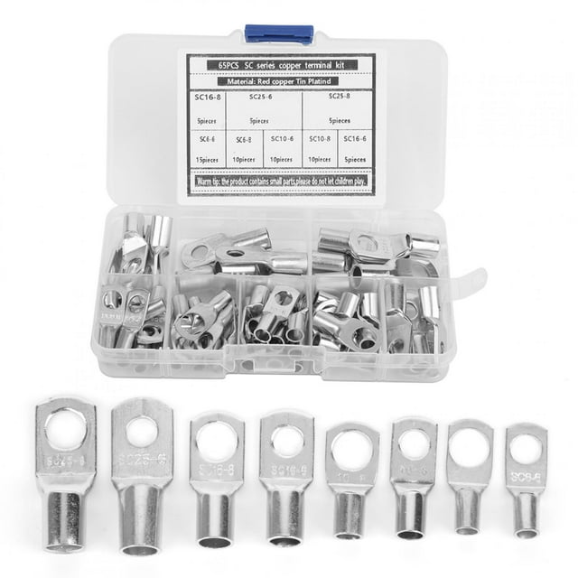 Copper Cable Terminal Connector Tin Plated for Wire Connecting Hardware ...