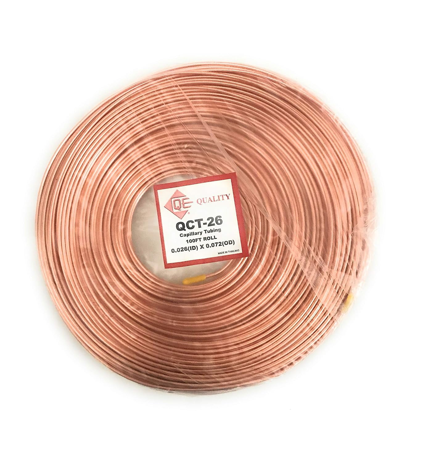 Copper Capillary TUBING .026" X .070" X 100′ Coil - Walmart.com