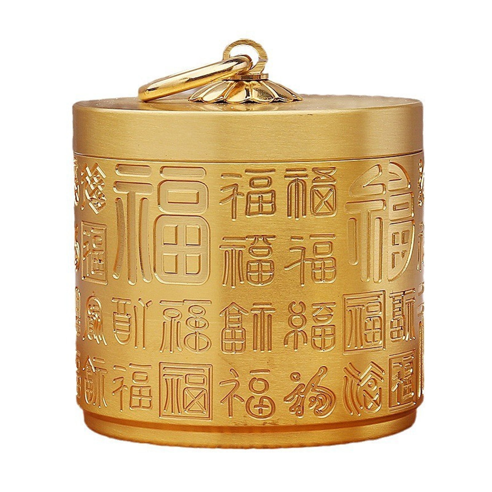 Copper Car Ashtray Feature Exquisite Engraved Hundred Blessings ...