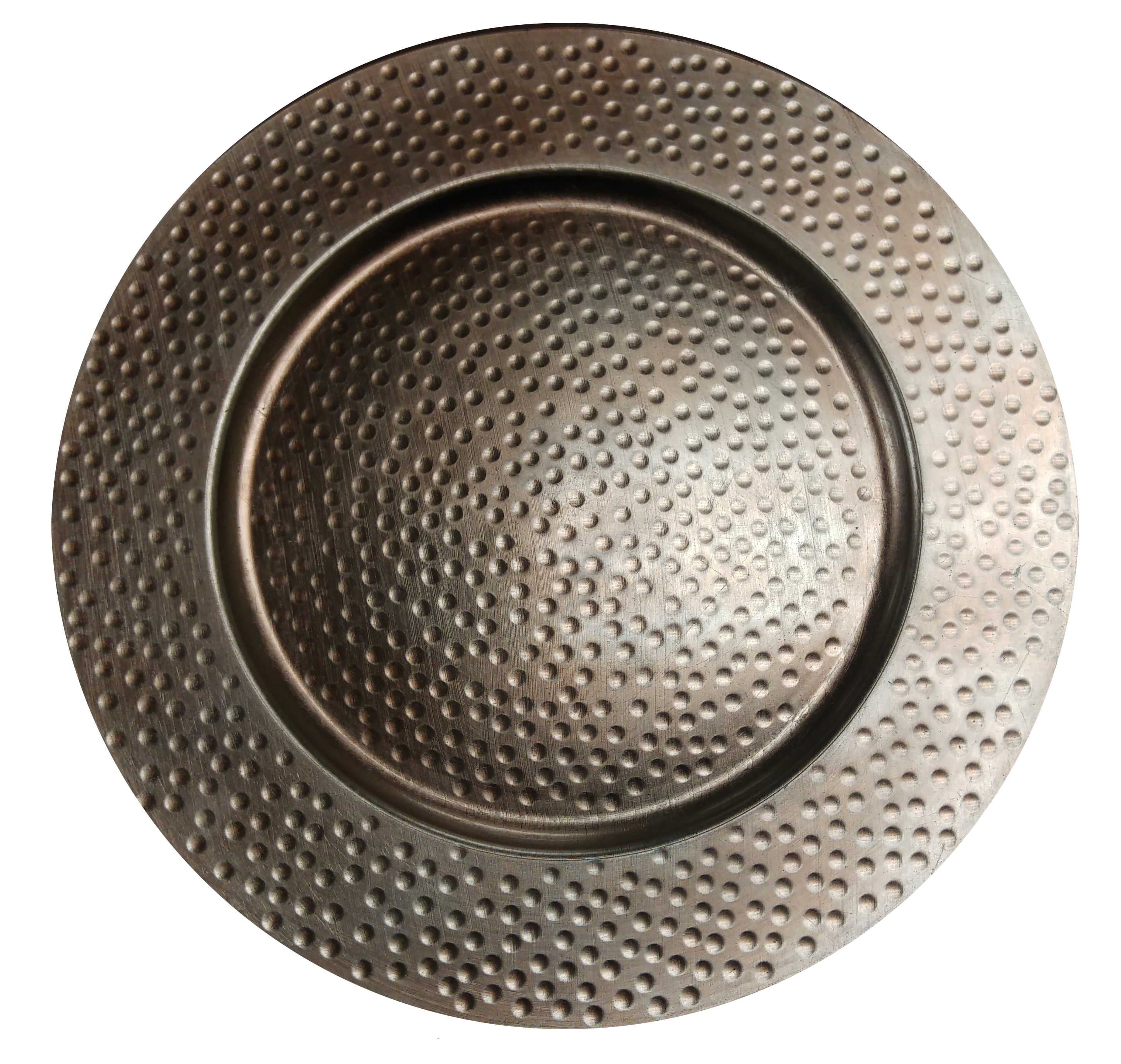 C216-123031-12 The Urban Port Copper Charger Plate Set Of 12 - Walmart.com