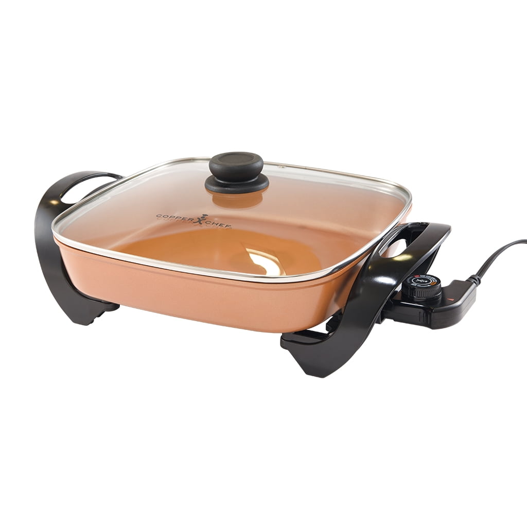 Copper Chef Cerami-Tech Non-Stick Copper 12" Skillet - Walmart.com