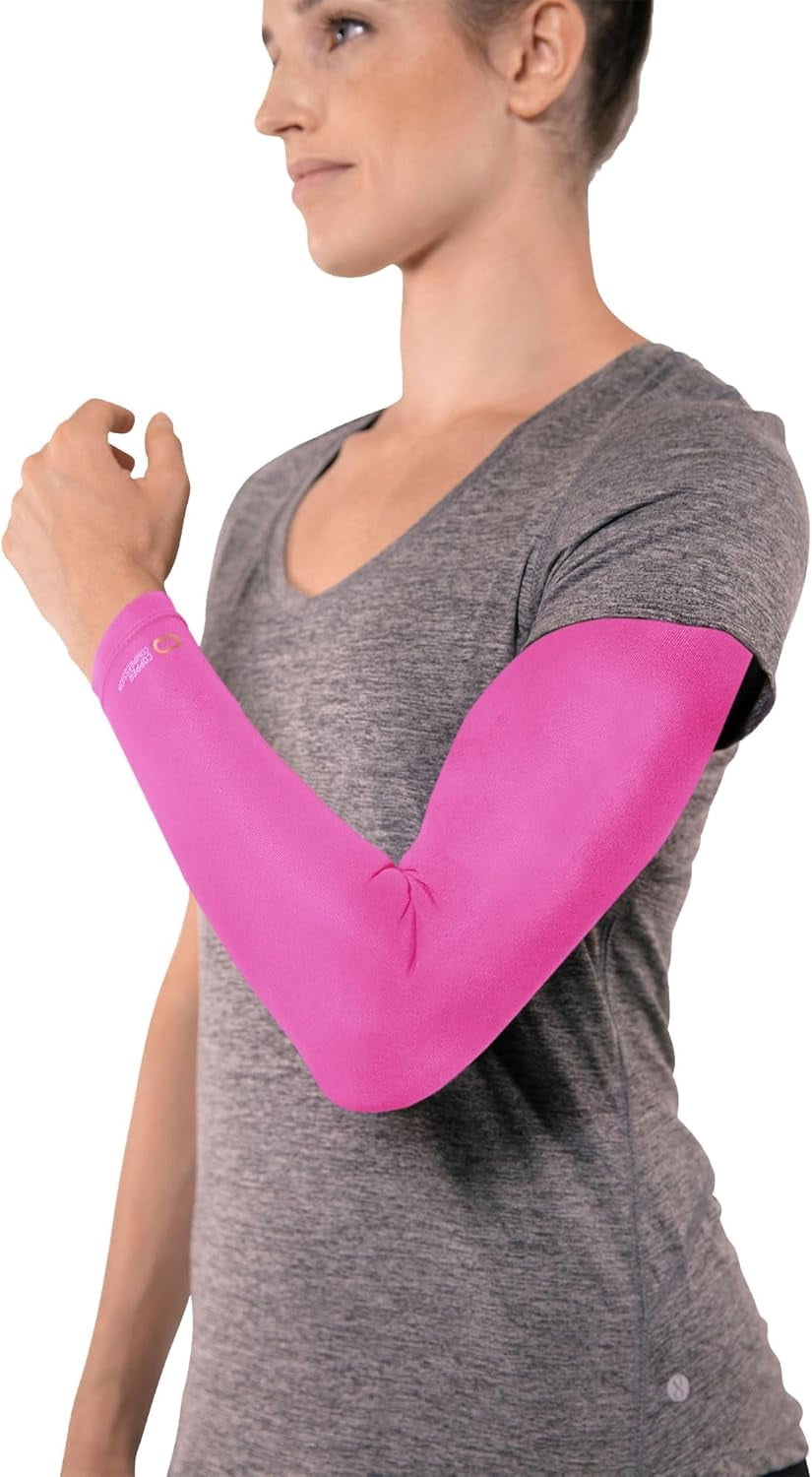 Copper Compression Arm Sleeve - Copper Infused Full Arm Brace for ...