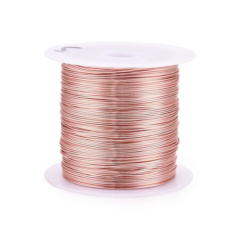 Copper Craft Wire Copper Beading Wire Long-Lasting Plated Rose Gold 20 ...