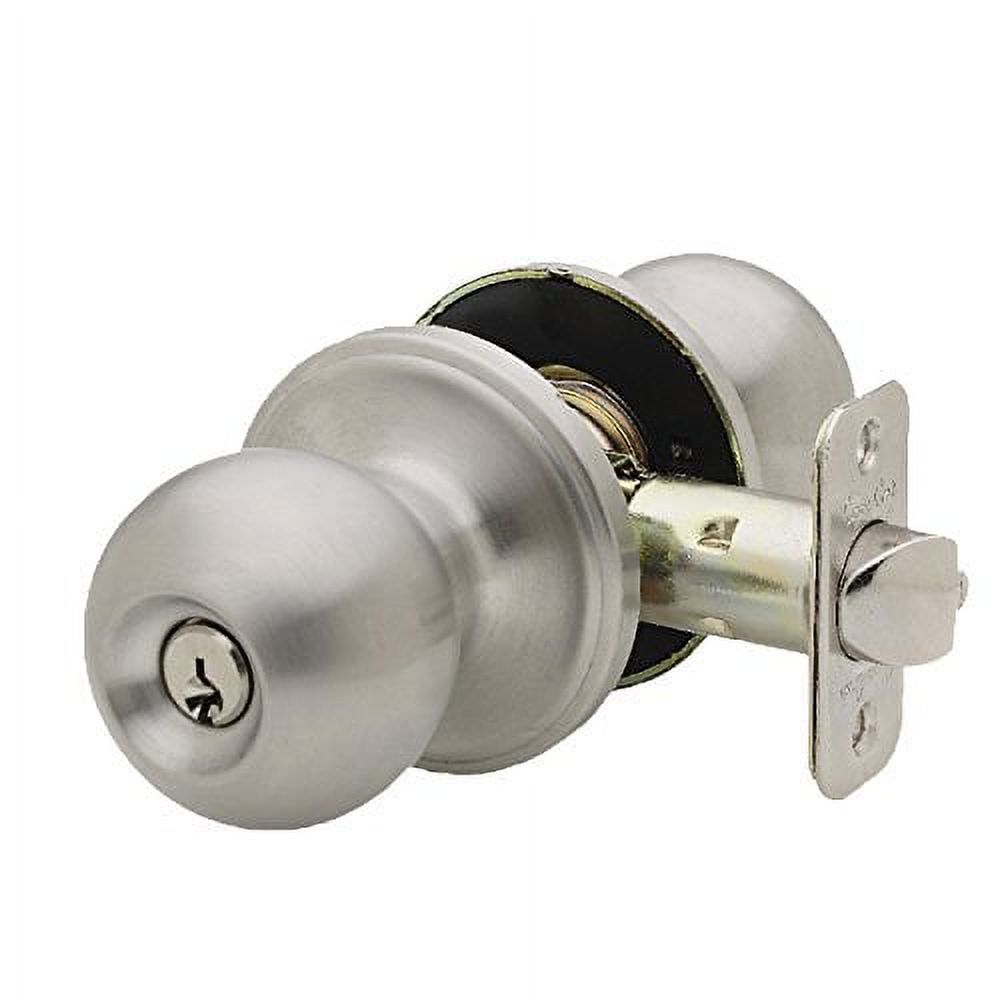 Copper Creek BK2050SS Ball Entry Storeroom Knob, Satin Stainless ...