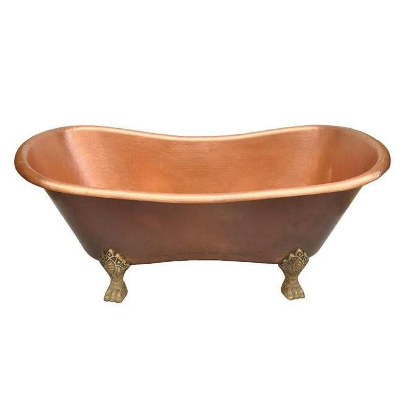 Copper Design CBT-AT-72-MA Copper Bath Tub Antique Design, Matte ...