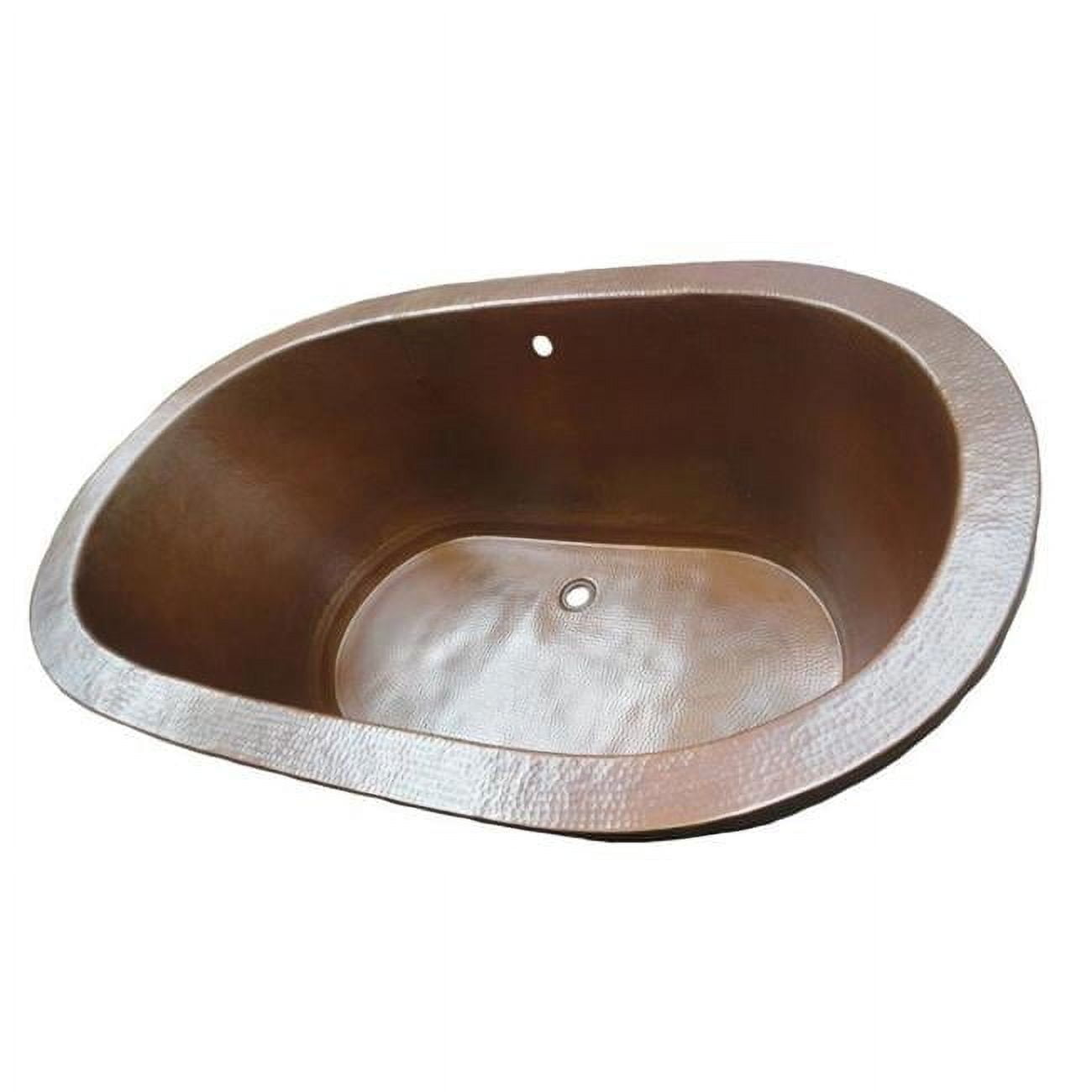 Copper Design CBT-BL-66-DL Copper Bath Tub Big Lip, Dark Light - Medium ...