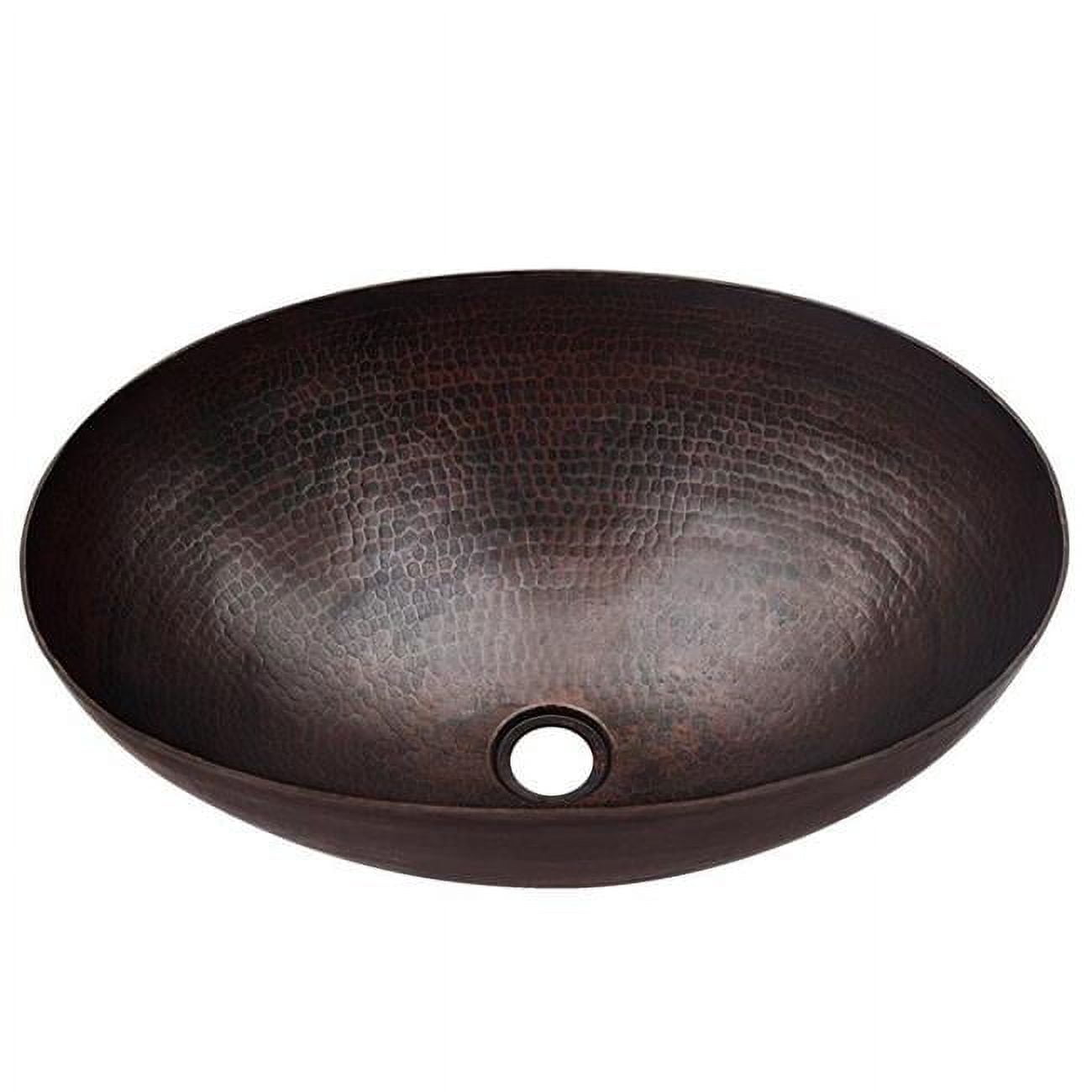 Copper Design COVSB-17-MA Copper Oval Vessel Sink, Matte - Board Design ...