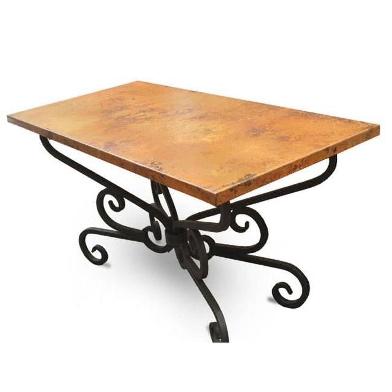 Copper Design CSTT-58-DL Copper Square Table Top, Dark Light - Medium ...